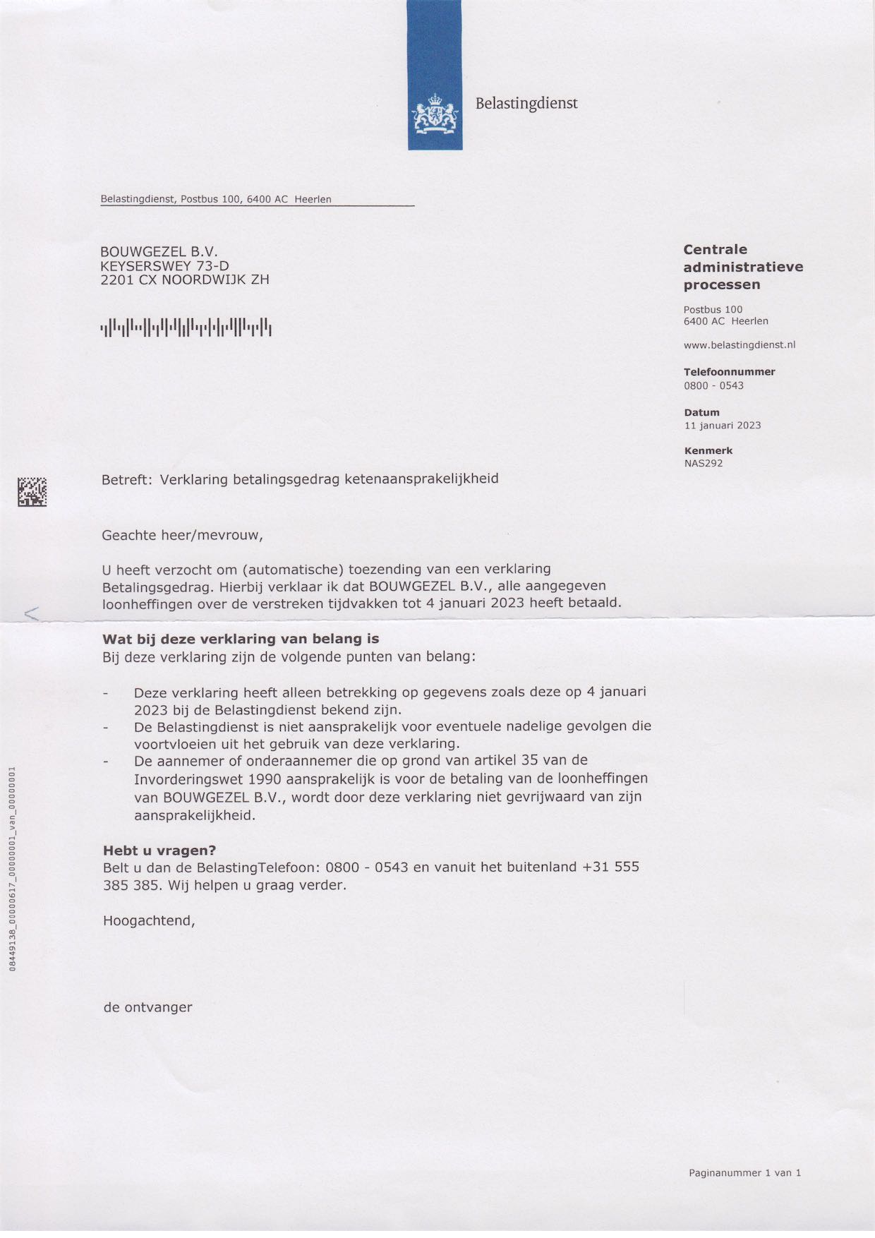 WKA-documentatie - Bouwgezel